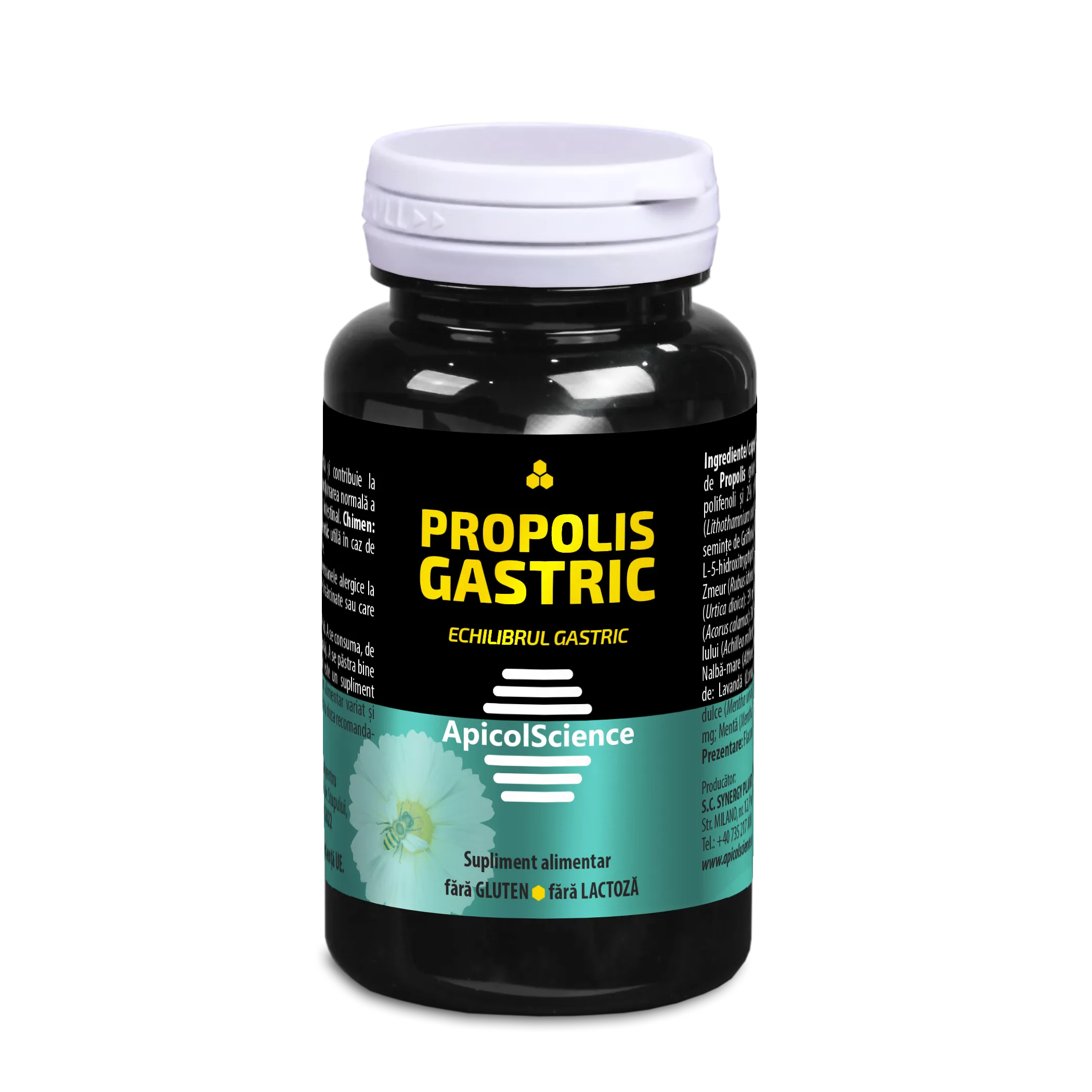 Propolis Gastric capsule - calmează rapid arsurile gastrice - ApicolScience